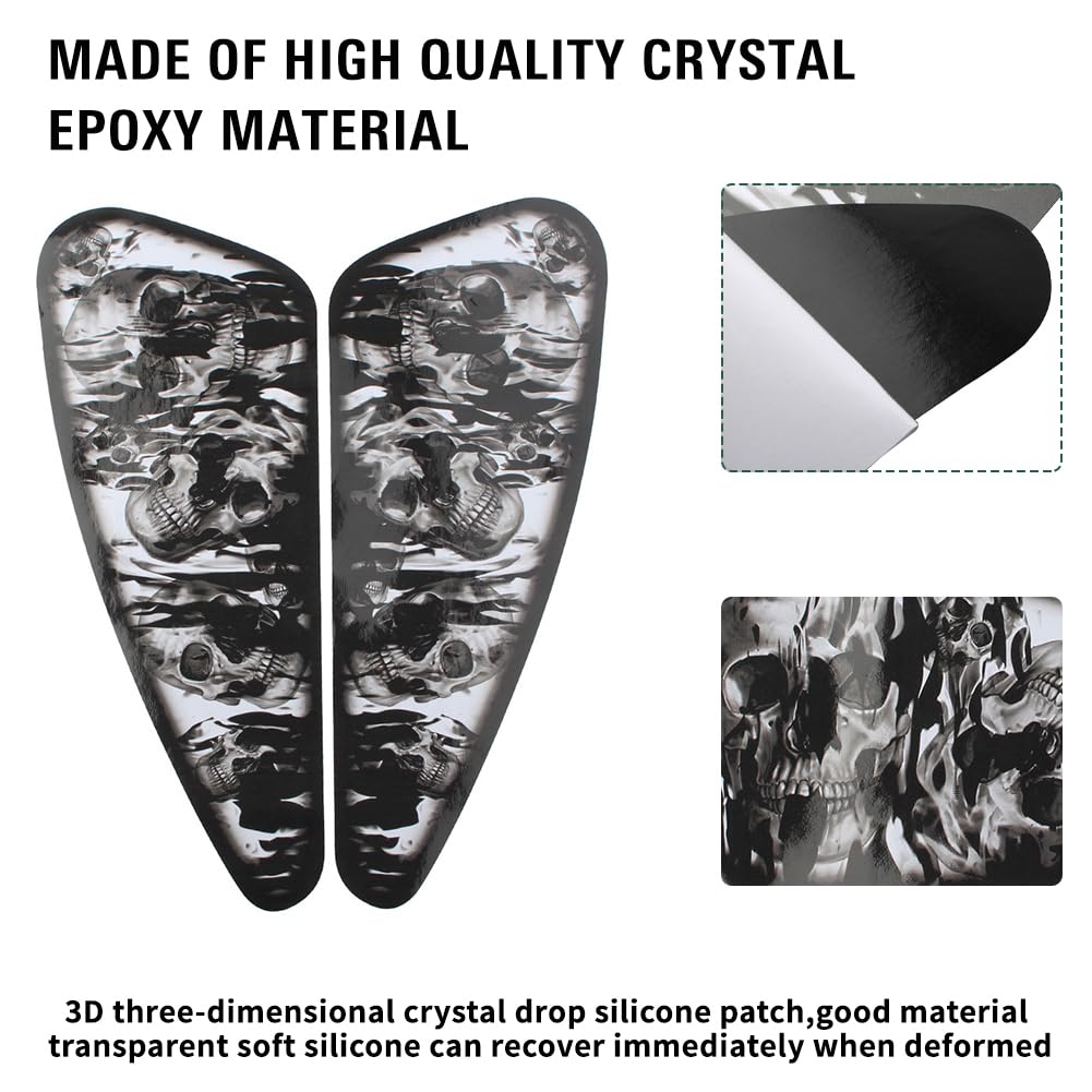 Snapklik.com : Motorcycle Motorcycle Tank Pad Gas Tank Protector, 3D ...