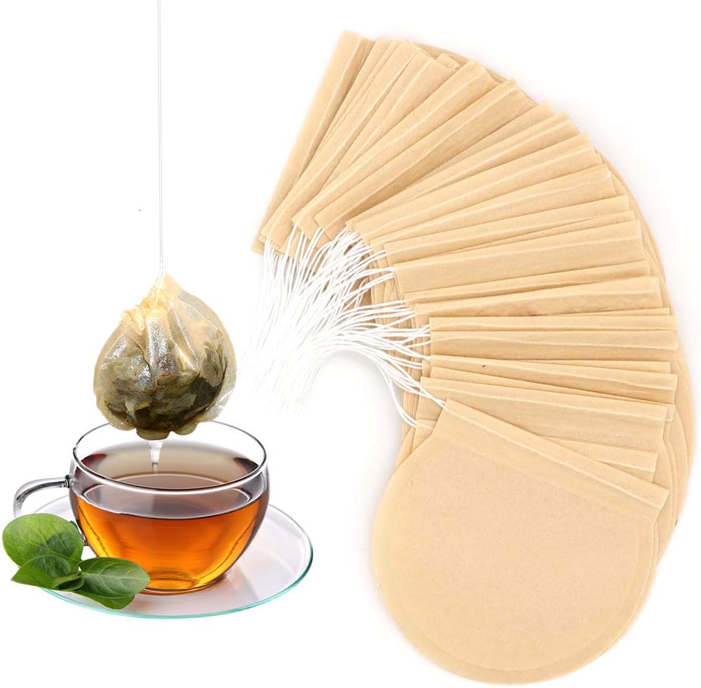 Amazon.com: Tea Filter Bags Organic Disposable Multi Purpose Natural ...