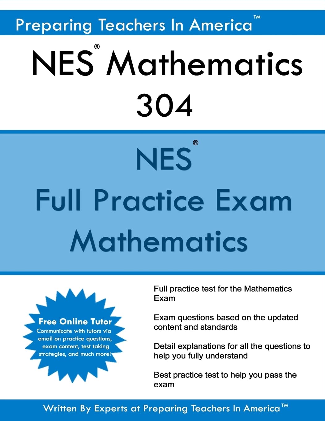 NES Mathematics 304: NES Math National Evaluation Series: America ...