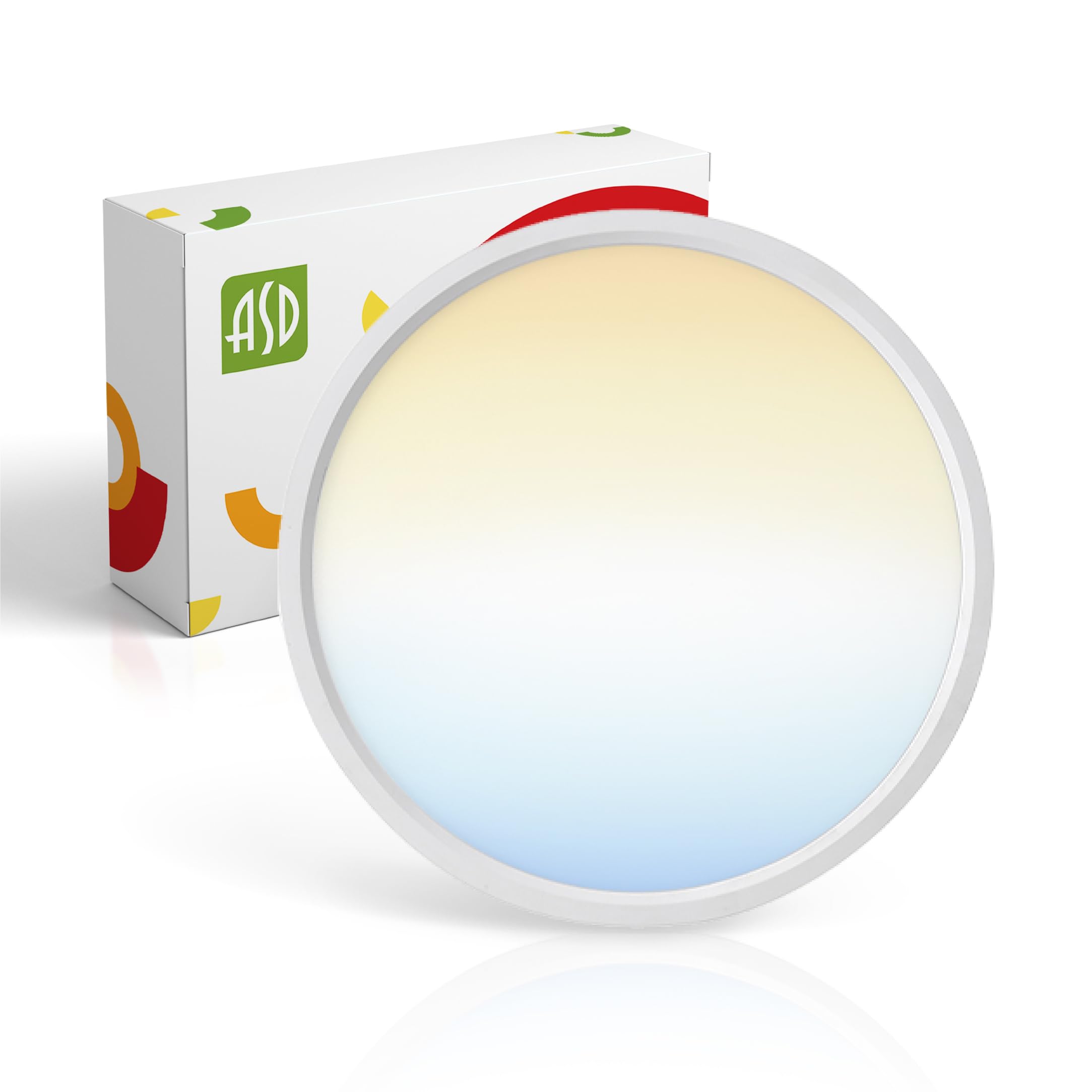 ASD LED 9 Inch Round Flush Mount Ceiling Light Fixture | 18W 1660LM ...