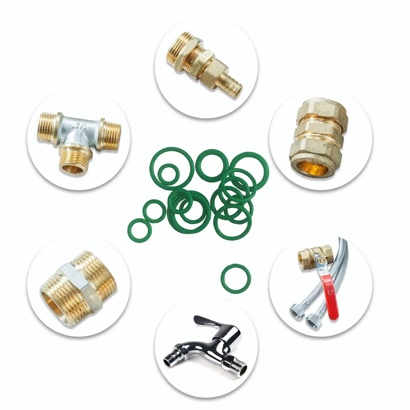 Ac Line Repair Kit 419Pcs O- O Ring Kit Seal Gasket Universal Ortment ...