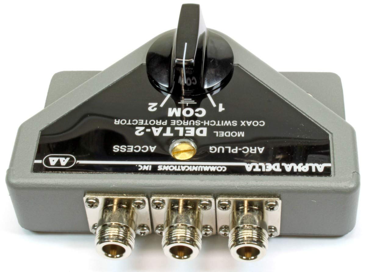 Amazon.com: Alpha Delta Delta-2B-N 2 Position Coax Switch with N ...