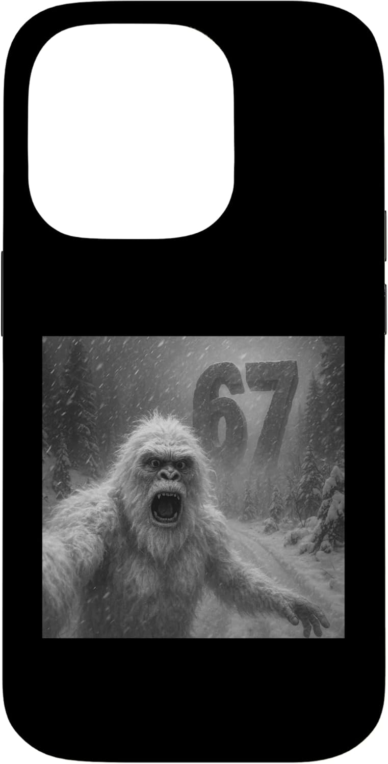 Lustiges Six Seven 6 7 Meme Gen Z Alpha Slang Yeti Selfie Hülle für iPhone 14 Pro : Amazon.de ...