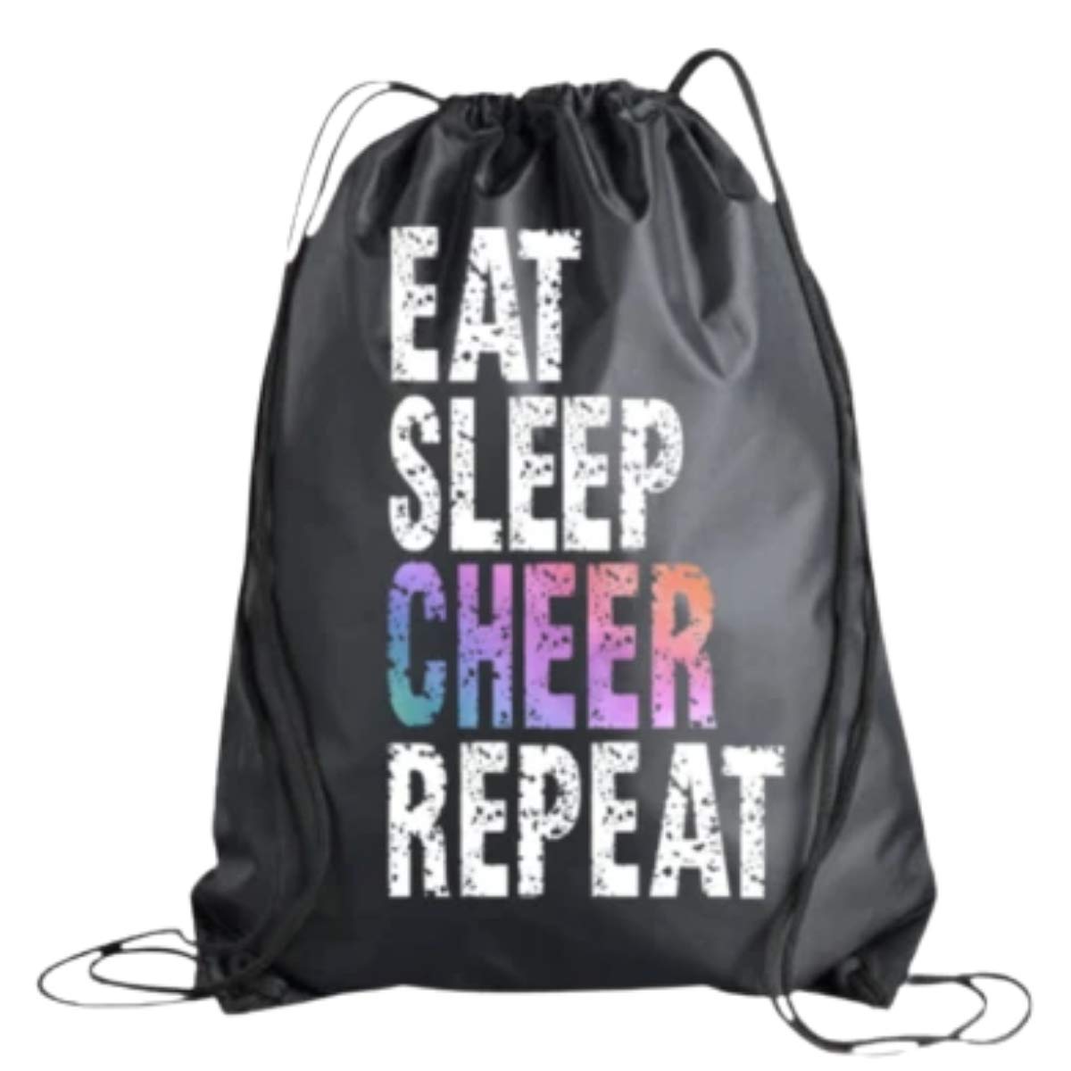 Amazon.com | Cheer Drawstring Bag for Girls, Cheer Gift, Eat Sleep ...