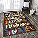 Amazon.com: GEEMBI Book Area Rug, Library Rugs for Classroom, Room Rug ...