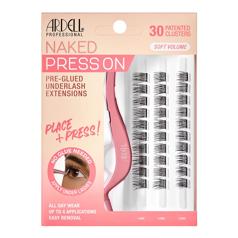Amazon.com: Ardell Naked Press On Pre-Glued Underlash Extensions - Soft ...