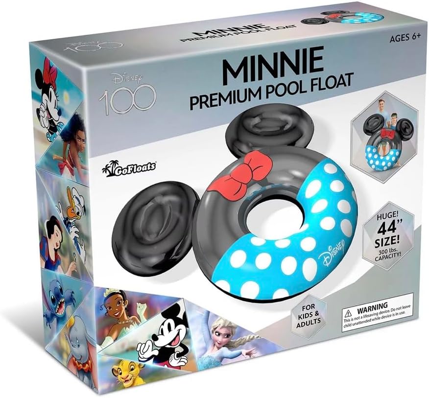 Amazon.com: Disney Pool Float by GoFloats- Minnie Mouse, Black and Blue