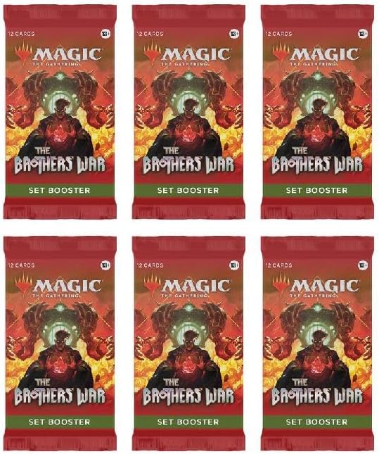 Amazon.com: Generic 6 Packs MTG Set Booster Pack Lot MTG The Brothers ...