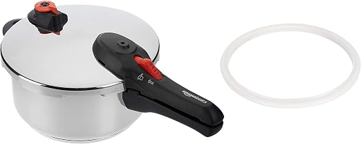 Amazon Basics Stainless Steel Pressure Cooker - 4 Litre : Amazon.co.uk ...