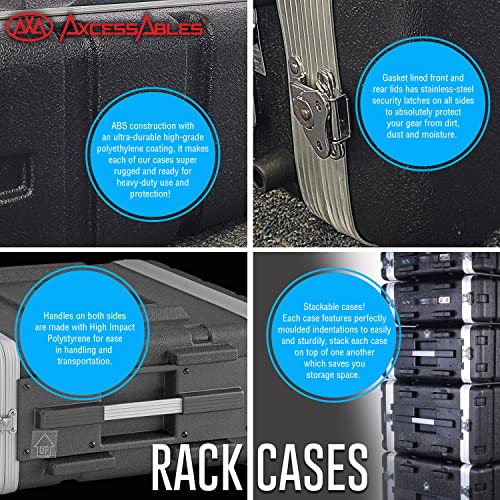 Snapklik.com : AxcessAbles 4U 19-Inch Depth Portable Equipment Rack ...