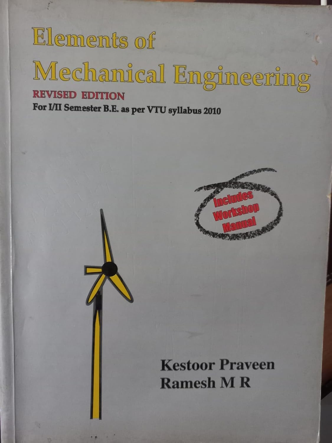 Elements Of Mechanical Engineering For 1st Sem Of Visveswariah ...