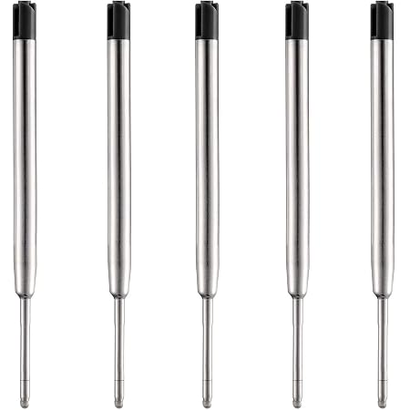 5 Pack Paul Clover Ballpoint Pen Standard Refills - Black Ink : Amazon ...