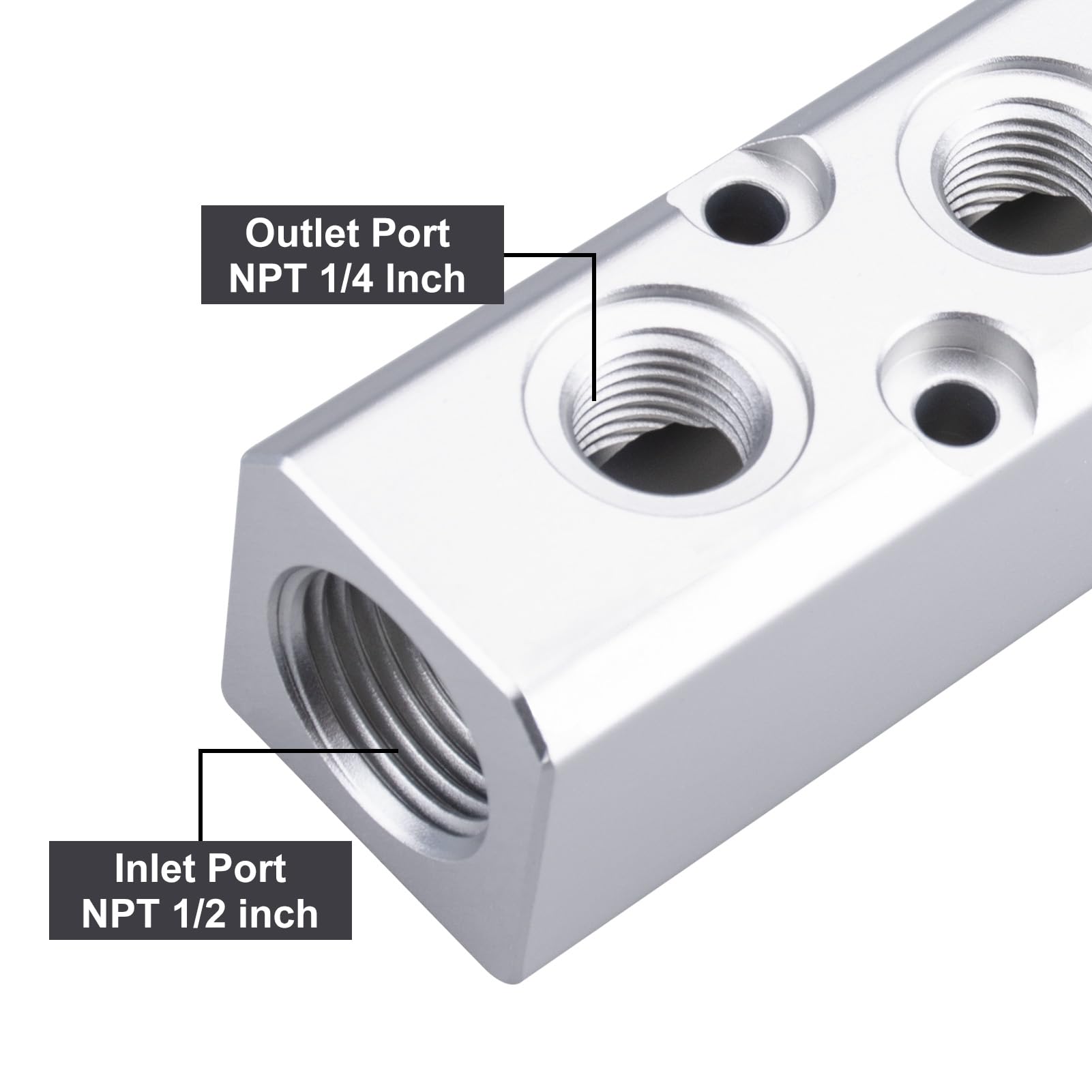 Snapklik.com : 2PCS Air Manifold, 5 Way 7 Port Air Compressor Manifold ...