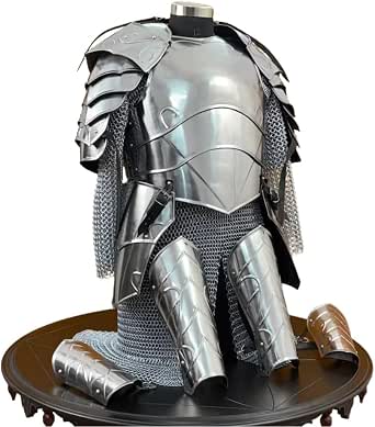 Amazon.com: Medieval Fantasy Elven Queen Full Steel Armor Suit, LARP ...