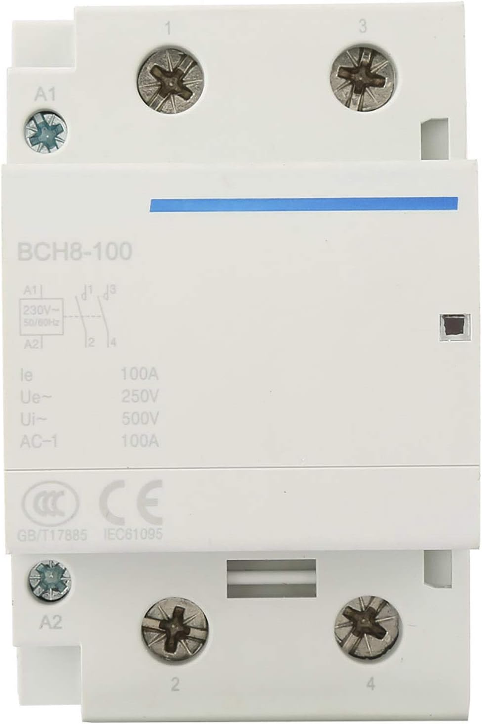 Household AC Contactor 2P/2NO 100A Modular Contactor 24/230V 50/60HZ ...