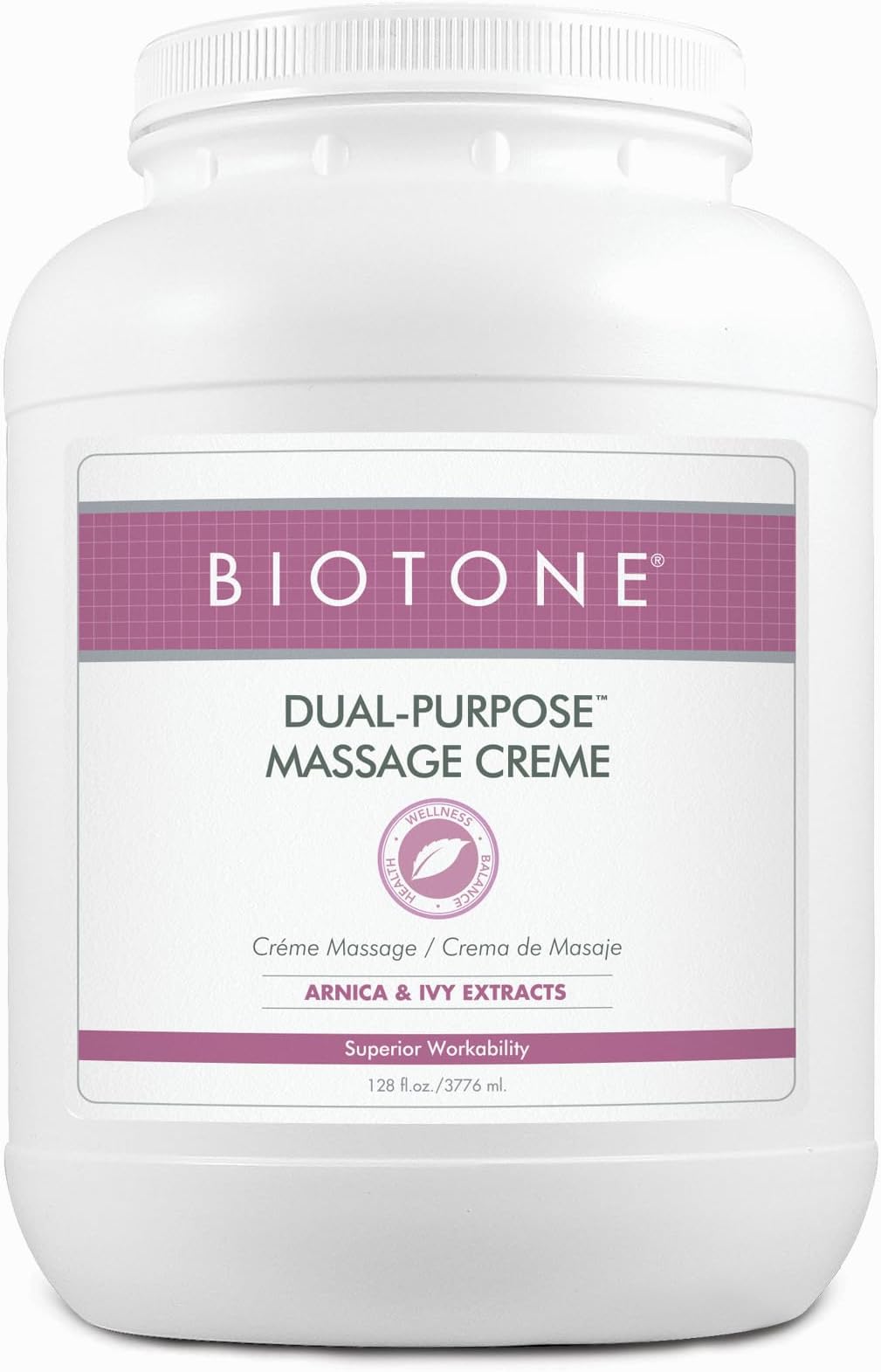 Amazon.com : BIOTONE Dual Purpose Massage Creme 1 Gallon : Massage ...