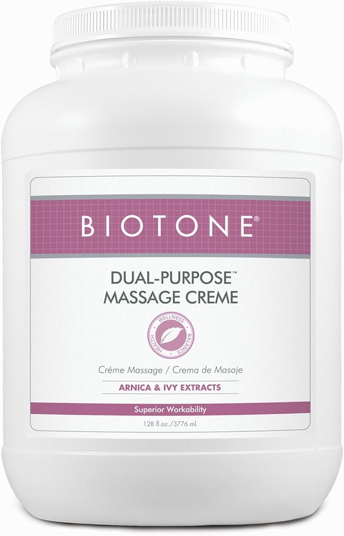 Amazon.com : BIOTONE Dual Purpose Massage Creme 1 Gallon : Massage ...