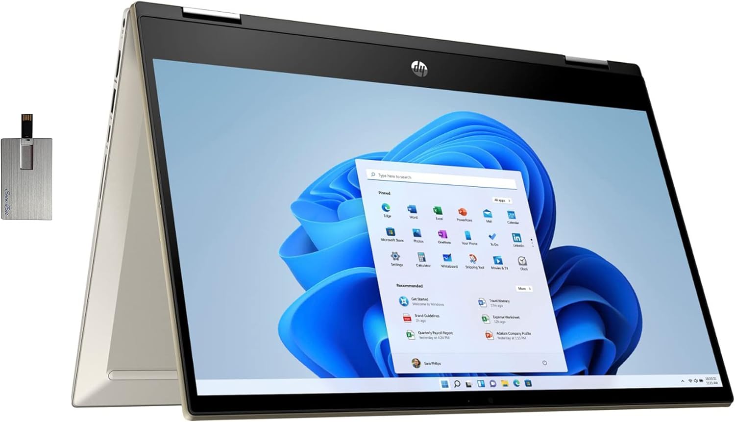 Amazon.com: HP Pavilion x 360 2-in-1 14" FHD Touchscreen Laptop, Intel ...