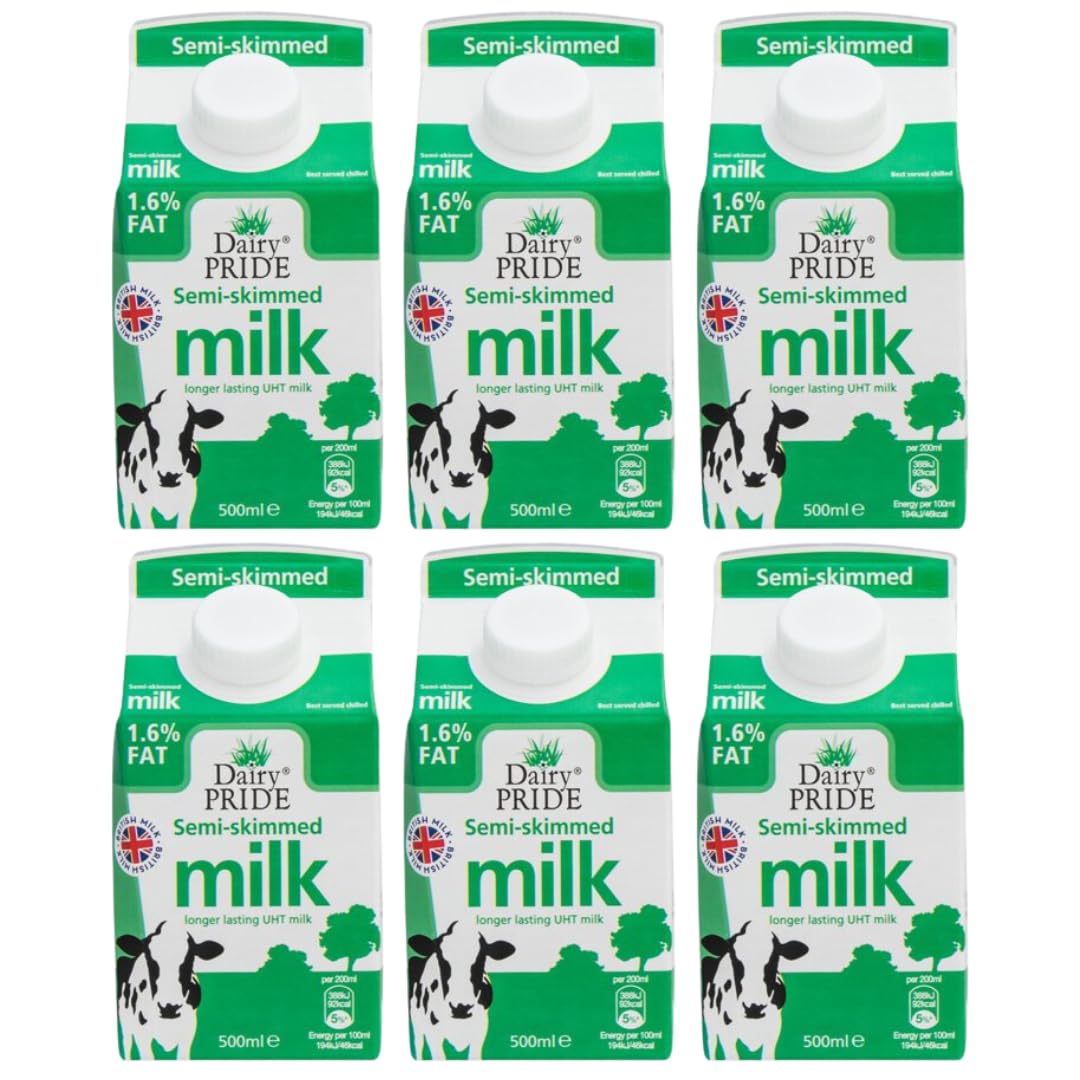 Dairy Pride Semi Skimmed Long Life Uht Milk 500ml Pack | Desertcart INDIA