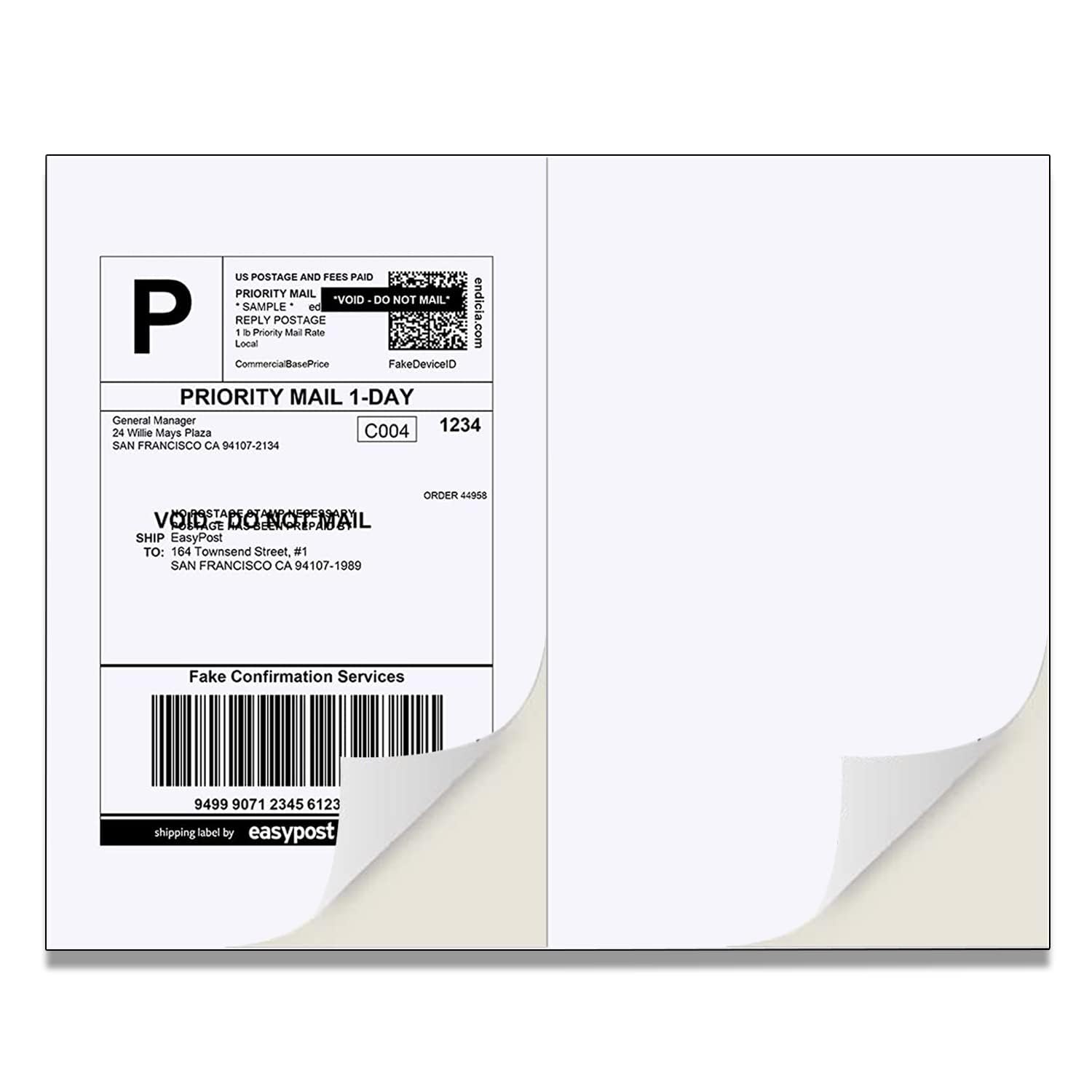 Ups Shipping Label Example TwinPrint Dual Sided Label Print And Apply