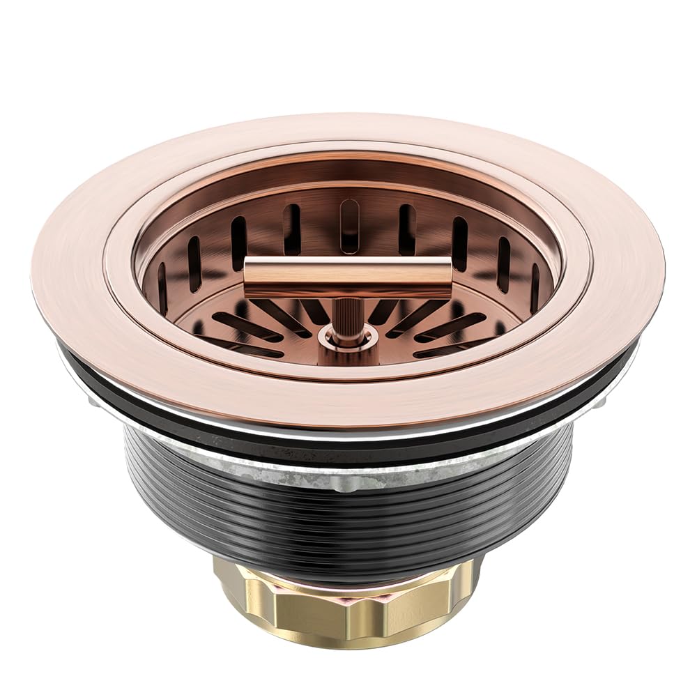 Kone Copper Sink Drain 3 5 Inch Kitchen Sink Drain | Desertcart INDIA