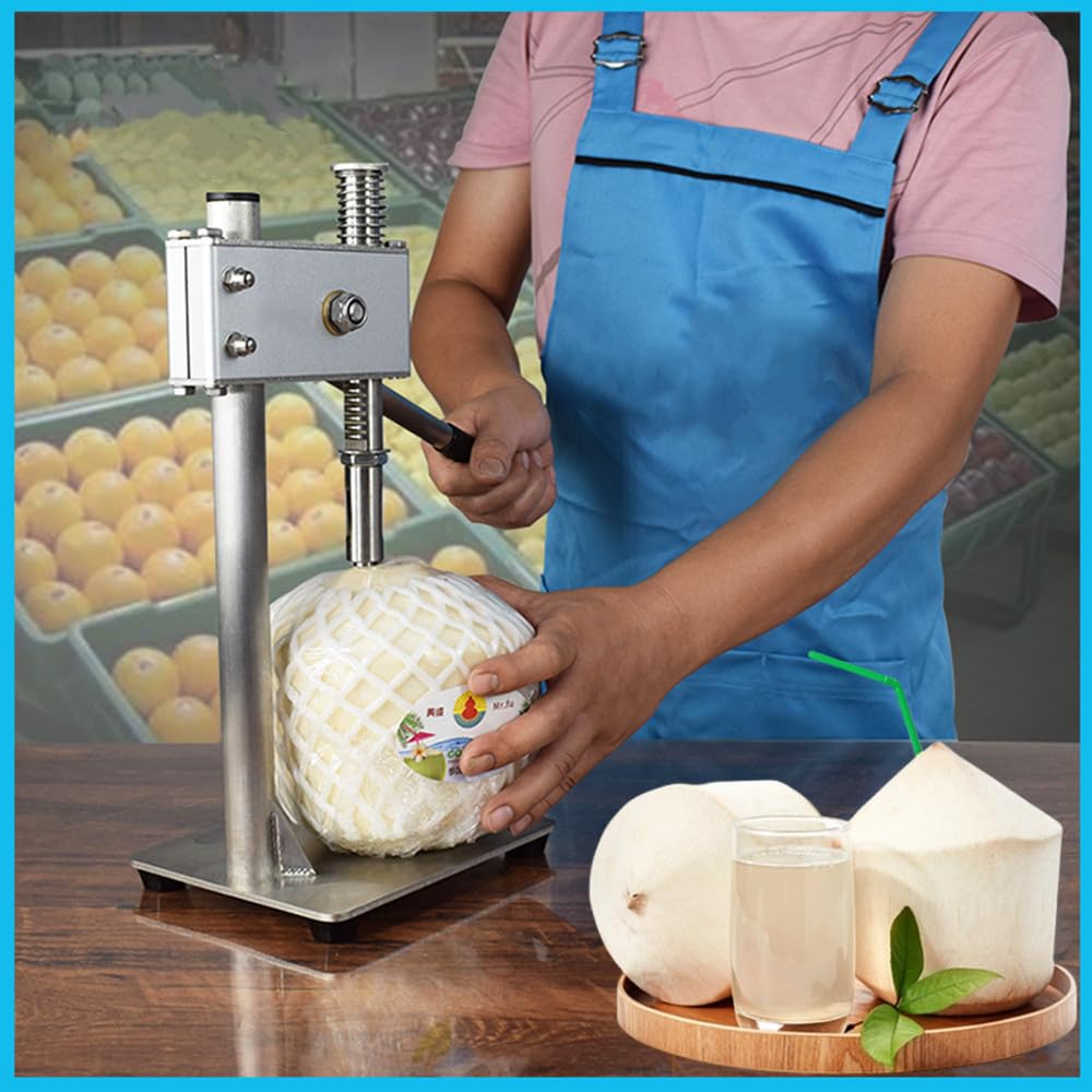 Amazon.com: WANFEC Manual Coconut Hole Opening Machine Vertical Coconut ...