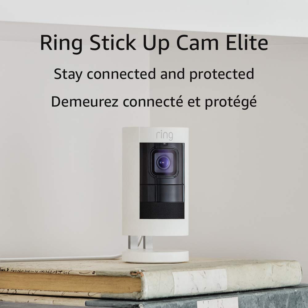 Ring Stick Up Cam Elite – Power over Ethernet HD Security Camera with ...