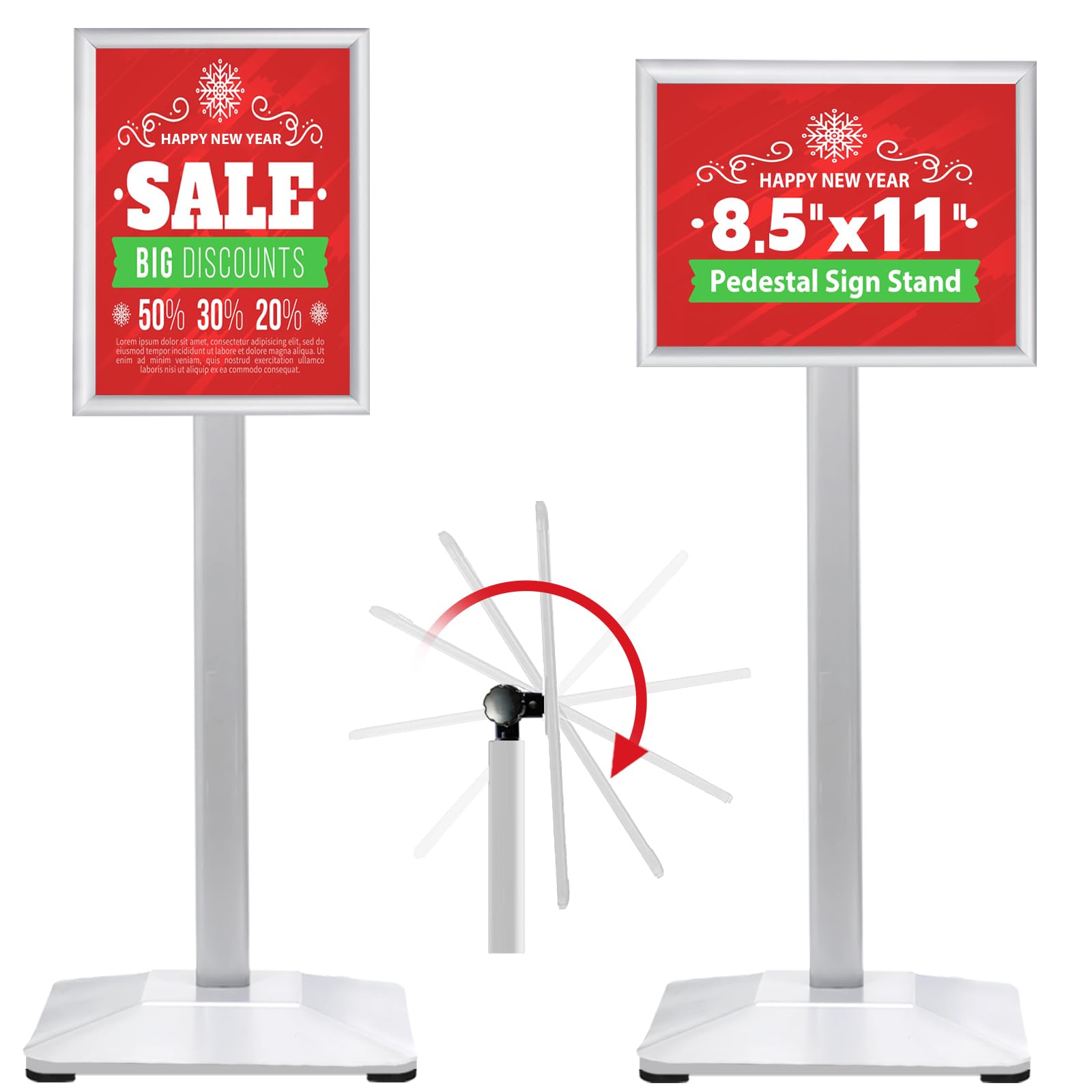 Amazon.com: VAIIGO Pedestal Sign holder Stand 8.5x11inch Adjustable ...