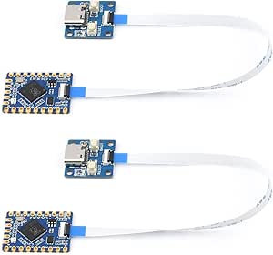 Amazon.com: 2PCS Waveshare RP2040-Tiny Development Board, Raspberry Pi Microcontroller ...