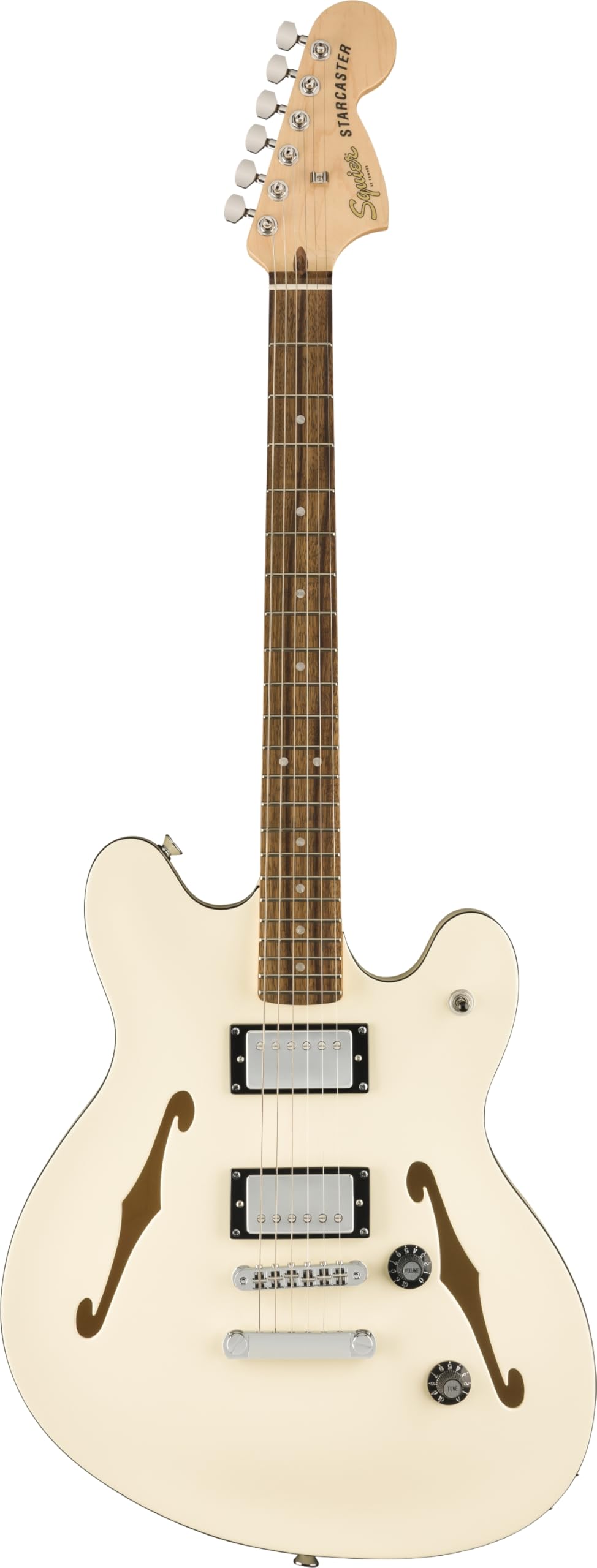 Amazon.com: Affinity Series® Starcaster® Deluxe, Laurel Fingerboard, Olympic White : Musical ...