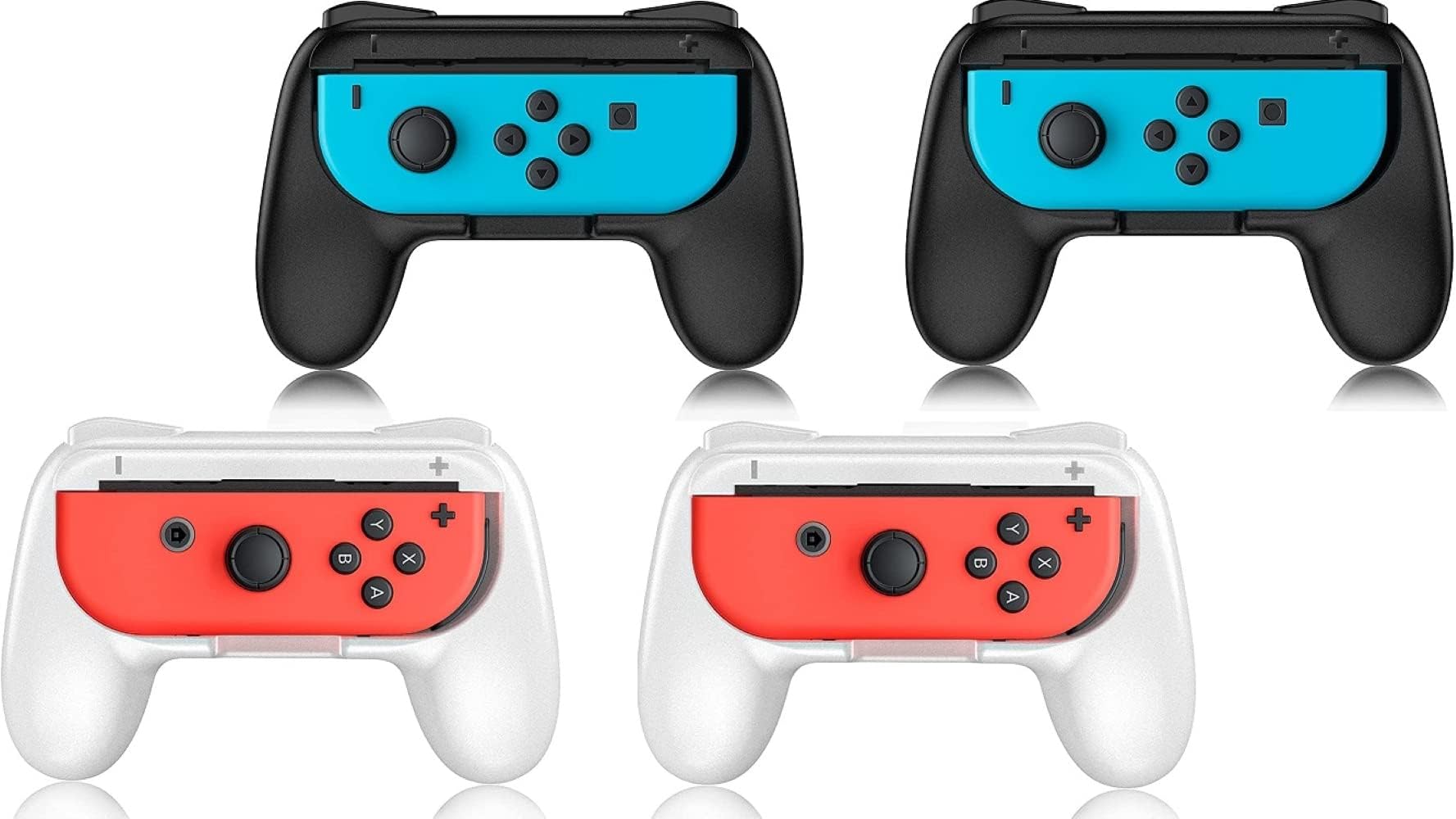 Amazon.com: JoyHood Grips Compatible with Switch Joy Con/Switch OLED - Ergonomic Hand Grip ...