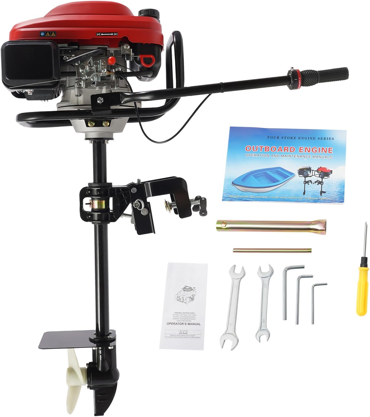6HP Heavy Duty Outboard Motor, 170cc 4 Stroke Gas Philippines | Ubuy