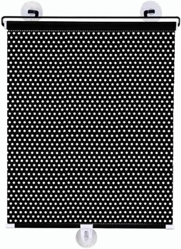 Amazon.com: Yoebor No Drill Blackout Blind Shade with 3 Suction Cups, Black 50% Shade Temporary ...