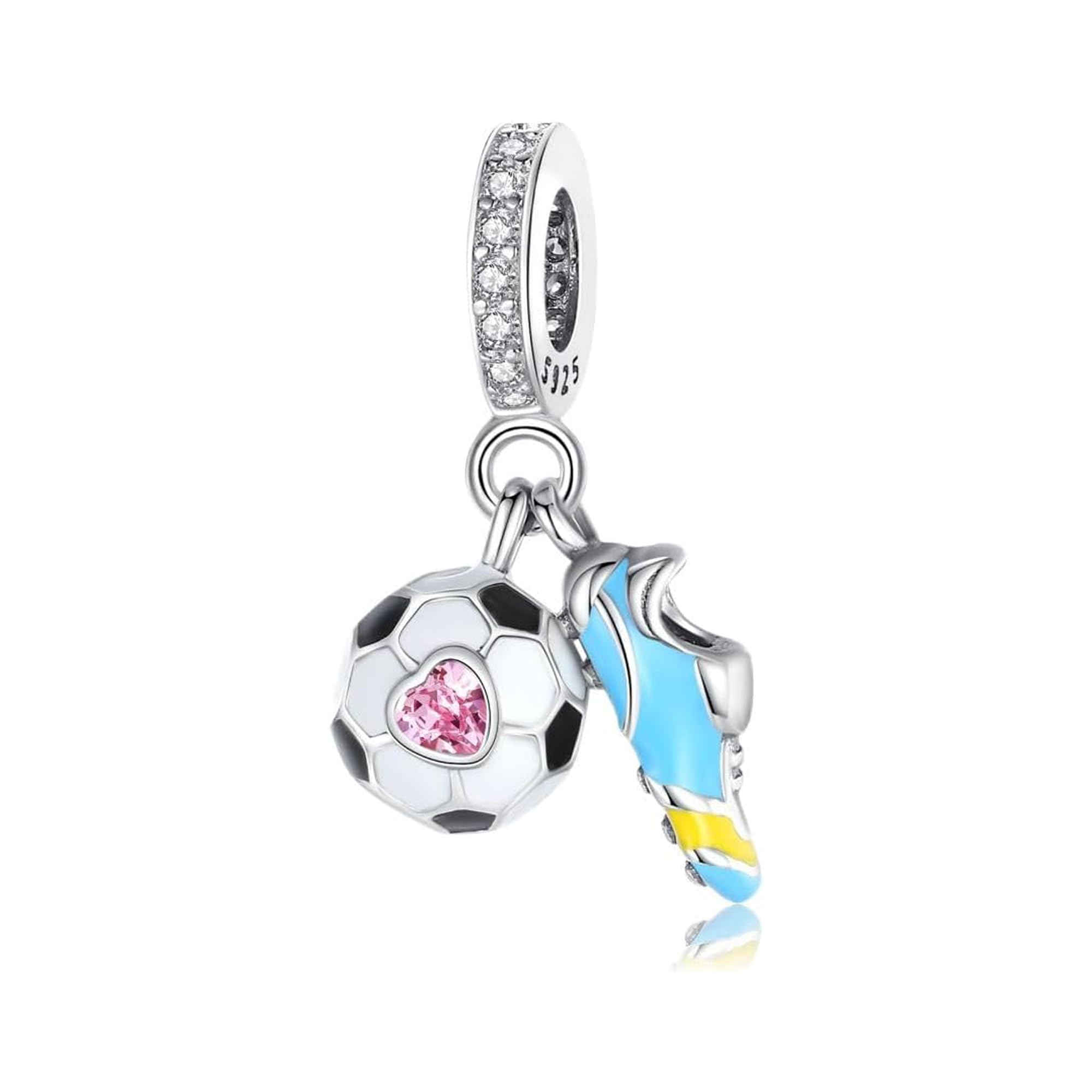 Amazon.com: Soccer Shoe Charm, Soccer Ball Charm, Soccer Charm, Soccer ...