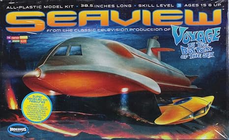 Amazon.com: Moebius 1:128 Seaview Voyage to The Bottom of The Sea ...