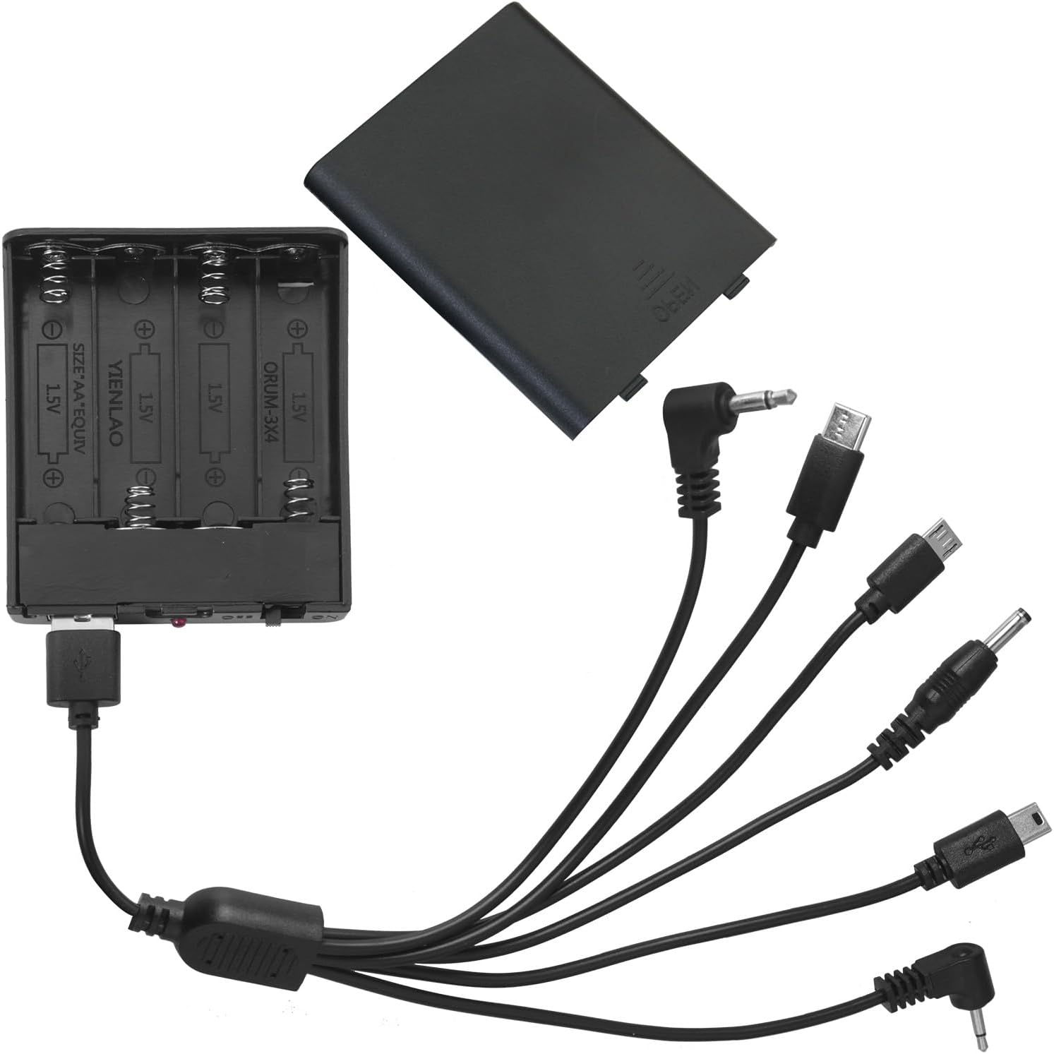 LUORNG Universal Safe Emergency External Power Box 6 Connector ...