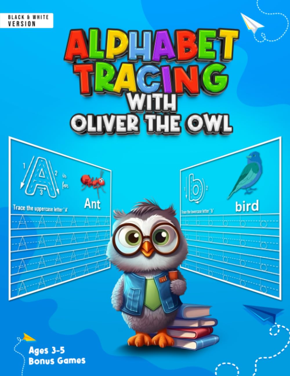 Amazon.com: Alphabet Tracing with Oliver the Owl: Letter tracing ...
