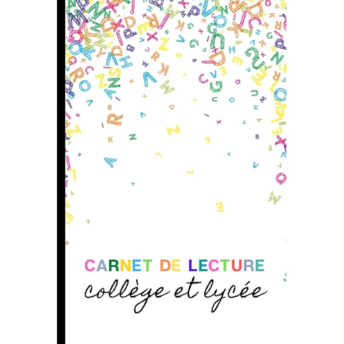 Buy carnet de lecture collège et lycée: journal de suivi des lectures ...