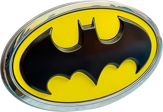 Amazon.com: Fan Emblems Batman Car Emblem - 1989 Oval Bat Symbol 3D ...