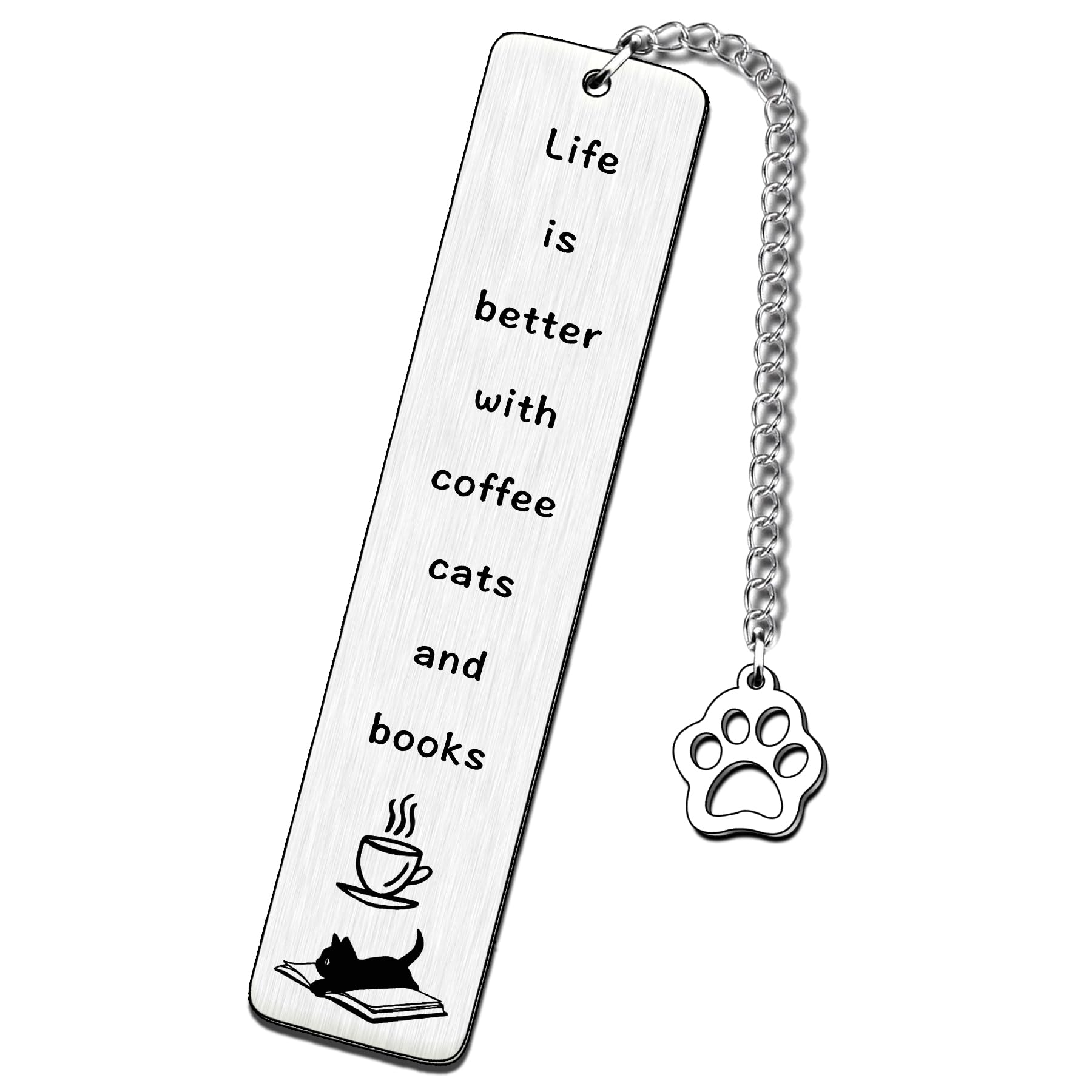SDOFY Cat Book Mark Gifts for Women Men Cat Bookmark Gifts Cat Lover ...