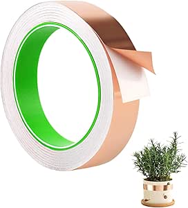 UptVin 20Mx20MM Copper Tape Slug Repellent, Copper Foil Tape for ...