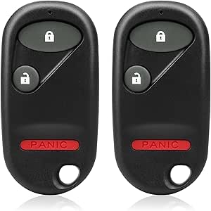 Amazon.com: NPAUTO Key Fob Replacement Fits for Honda Civic EX LX DX ...