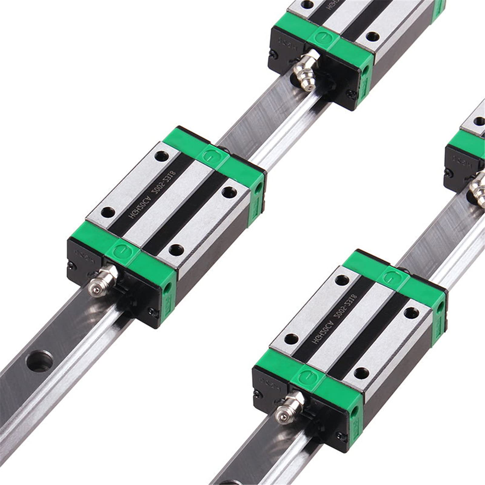 Snapklik.com : GUWANJI 2Set HGR20-400mm Square Linear Guide Rail + 4Pcs ...