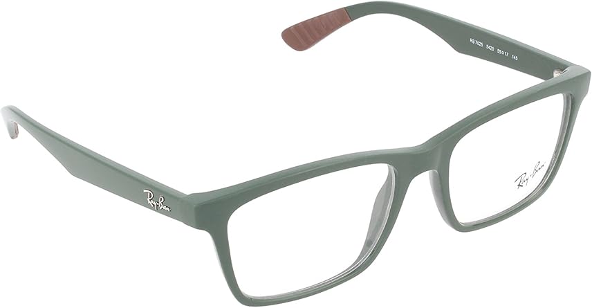 RAY BAN RX 7025 Eyeglasses 5420 Military Green 55-17-145 : Amazon.co.uk ...