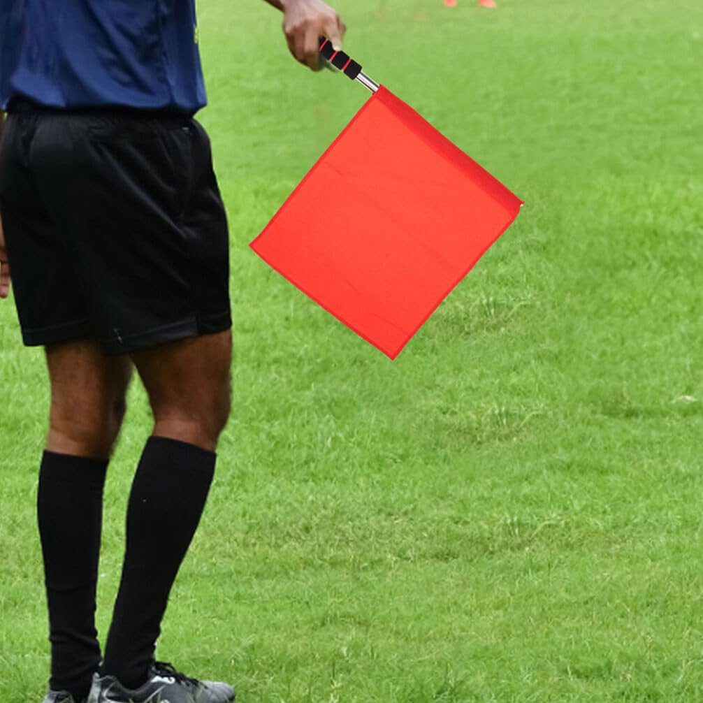 Milisten 4pcs School Referee Flag Commander Flags Match Signal Flags ...