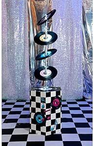 Amazon.com: Shindigz 50s Fifties Record Column Photo Booth Prop ...