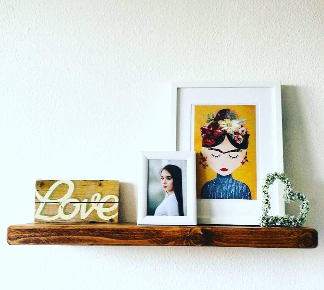 Buy Ben Simpson Furniture Handmade Chunky Wooden Floating Shelf | 22 x ...