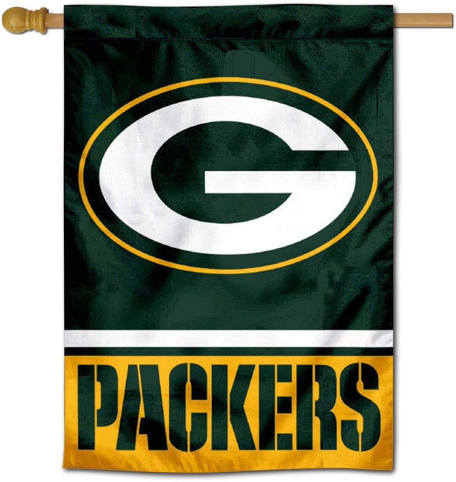 Amazon.com : Green Bay Packers Gold Flag Large 3x5 Banner : Sports ...