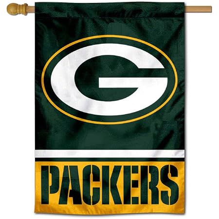 Amazon.com : Green Bay Packers Two Sided House Flag : Sports & Outdoors