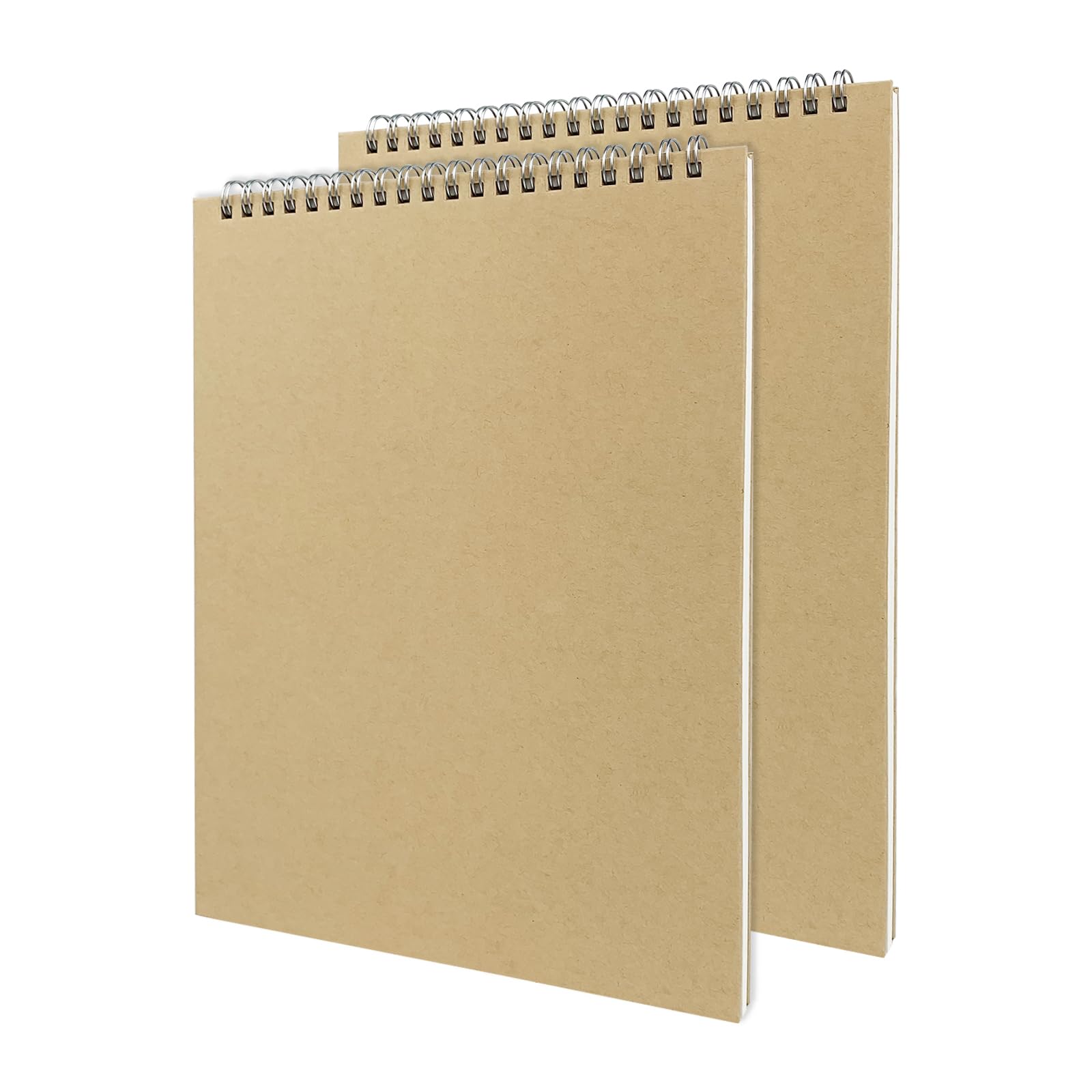 Snapklik.com : Brown Upright Sketch Notebook, 2-Pack, 10 X 7.5 Inches ...